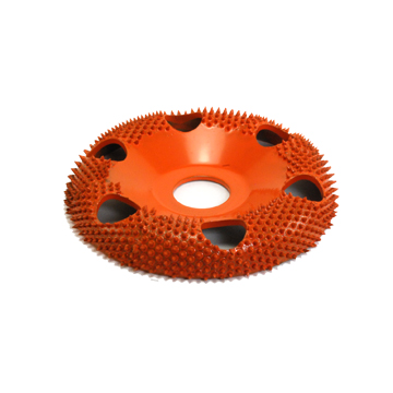 Saburrtooth - 4" Donut Wheel W/ Holes Round Face (Ex-Coarse Grit) 7/8" Bore